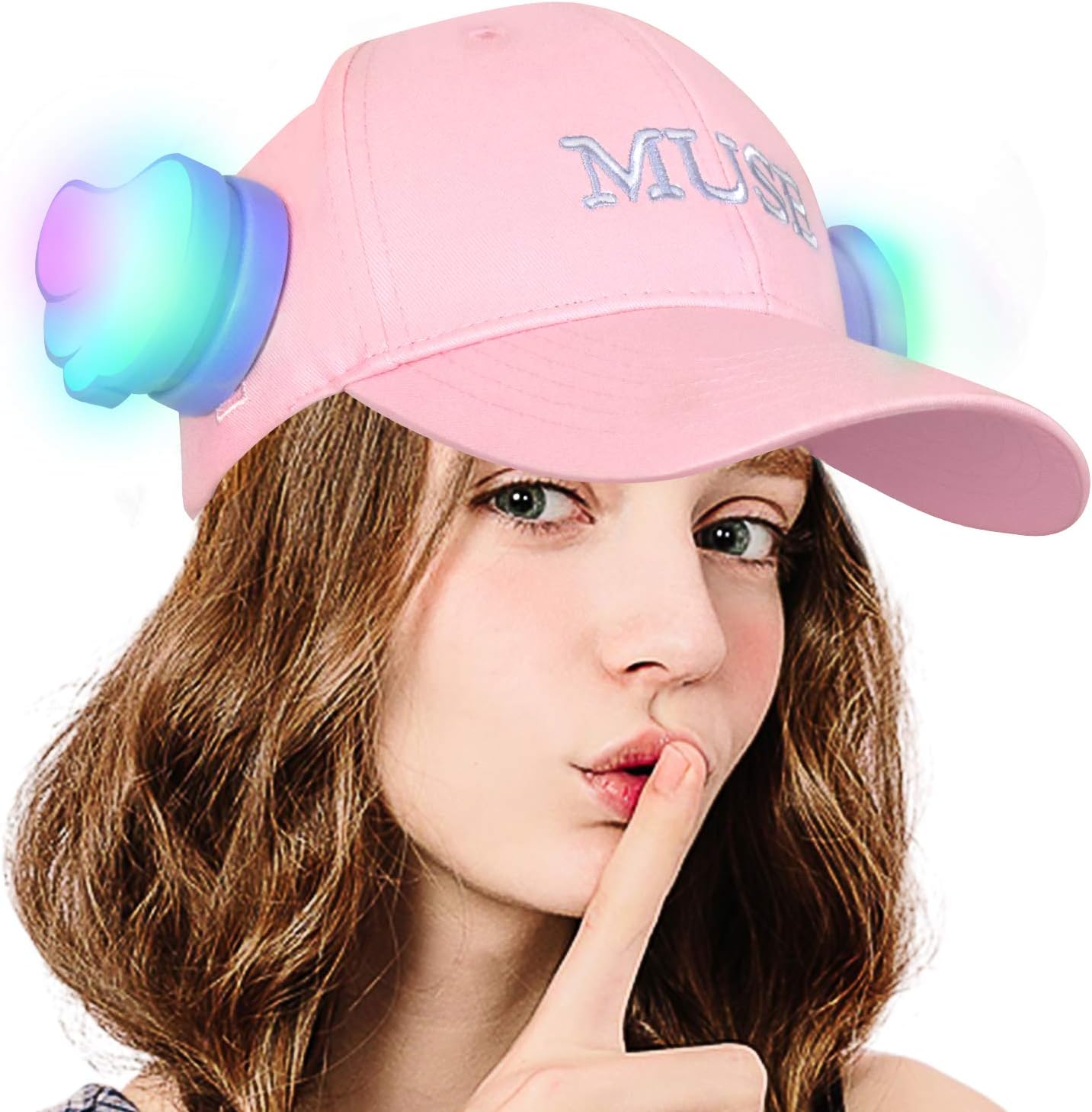 Hat With Light, LED Party Baseball Cap For Kids With Glowing Wings ...