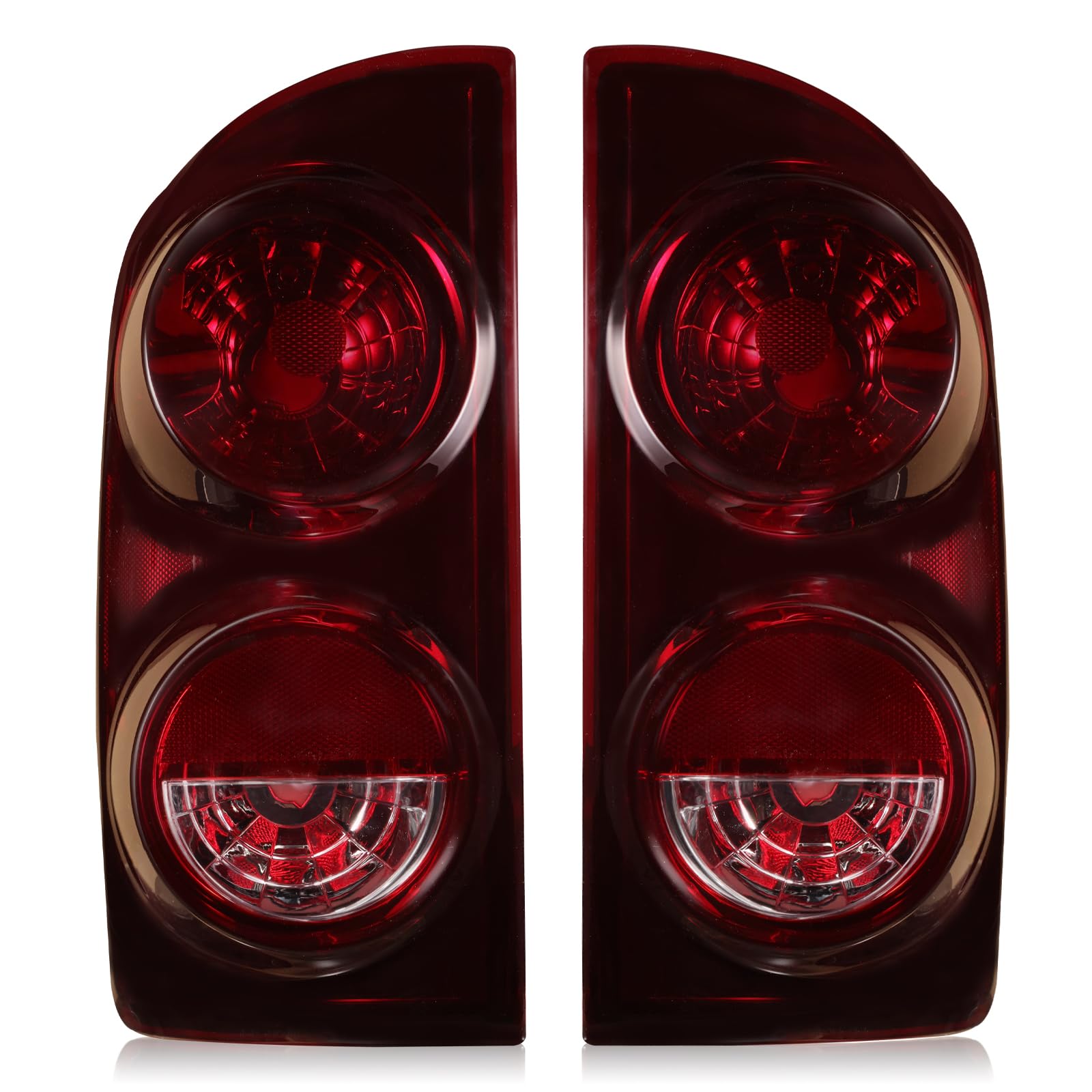 Boine Tail Light Red Smoke Compatible With 2007 2008 2009 Dodge Ram ...