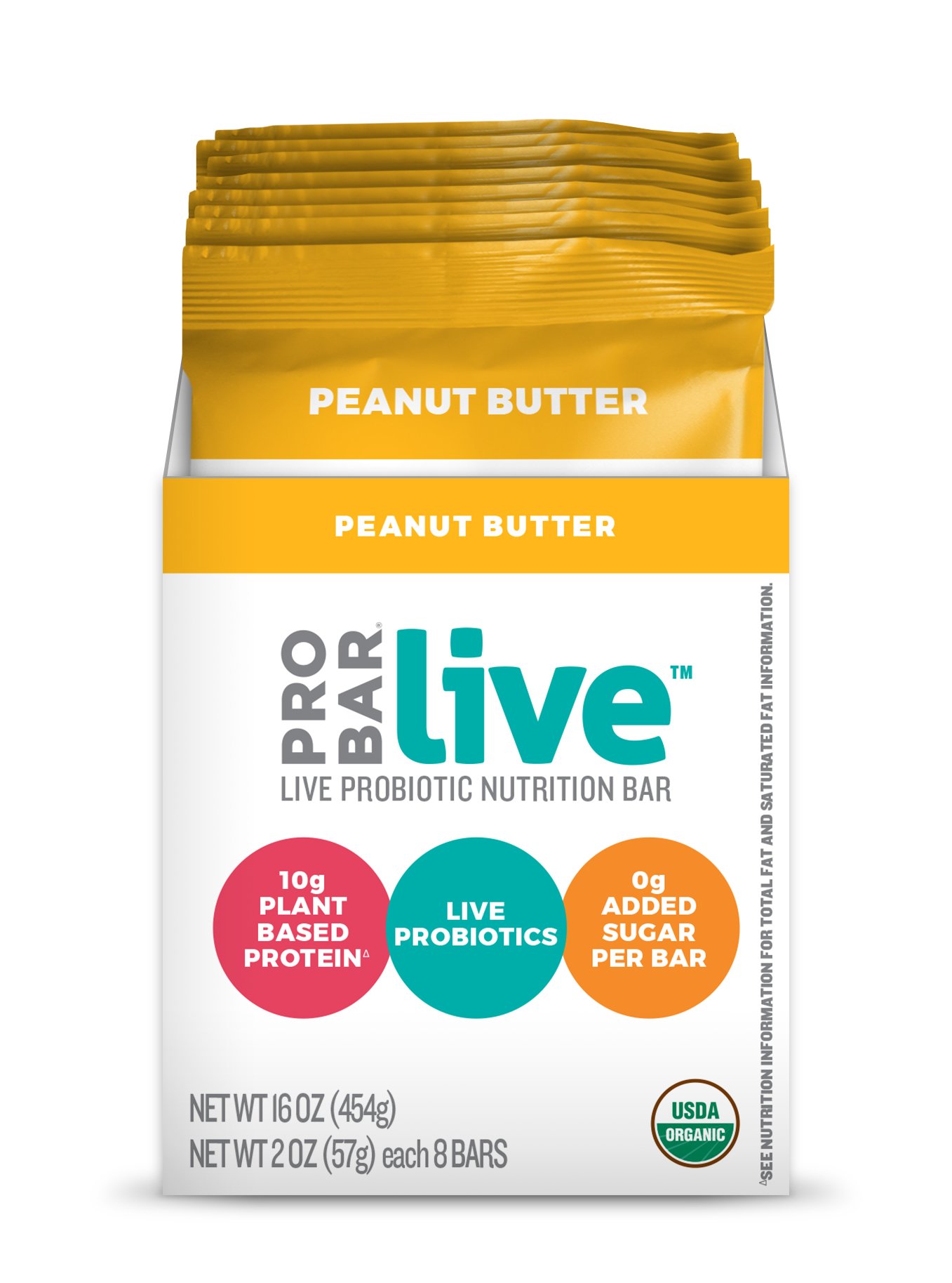 Amazon.com: Probar Live Probiotic Nutrition Bar, Almond Butter, 8 Count ...