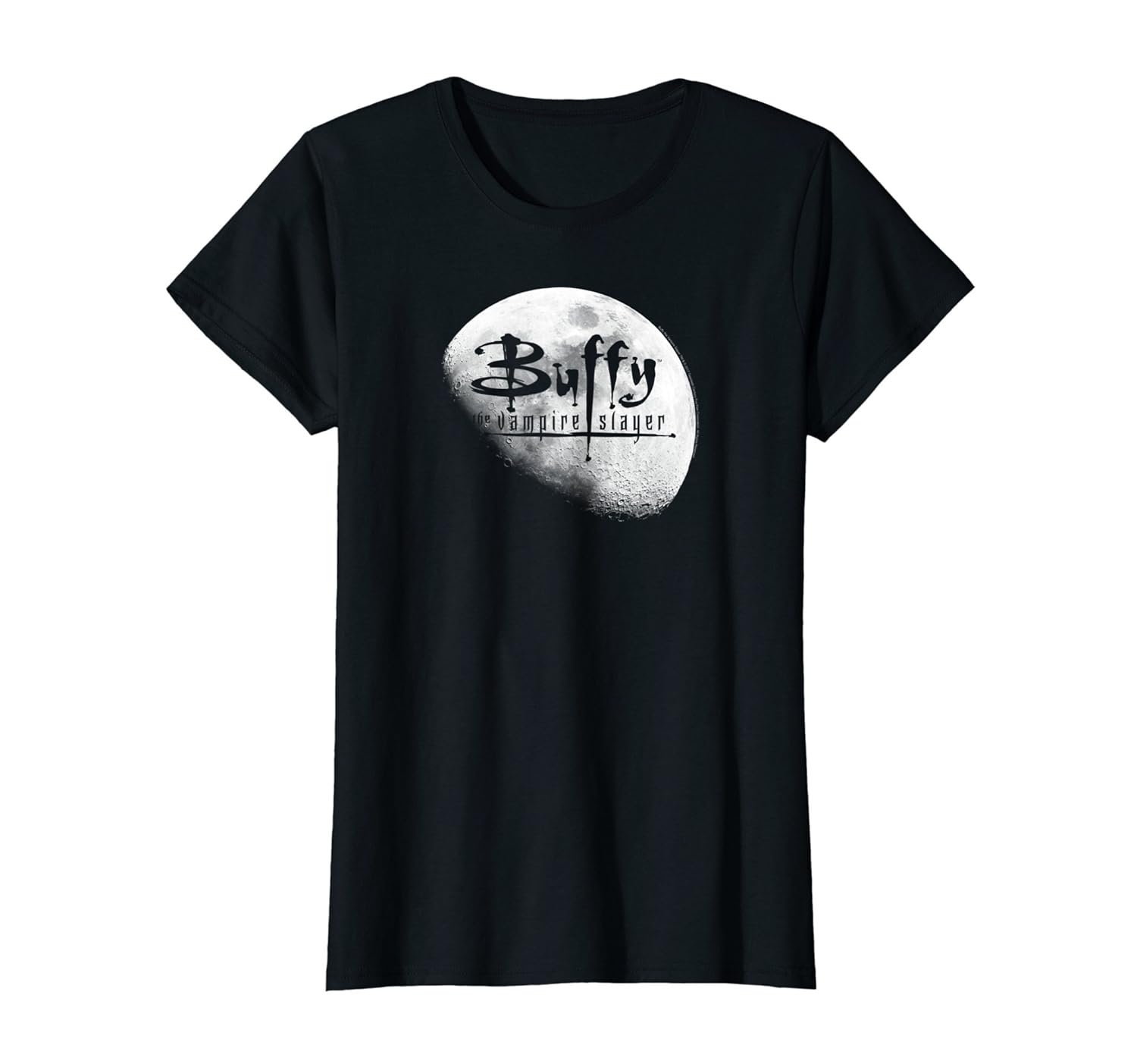 Buffy Logo & Moon T-shirt-4LVS – 4loveshirt