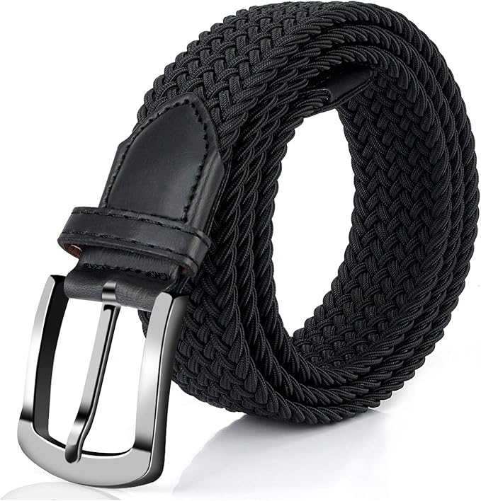 Fairwin Elastische gevlochten riem, 1,3 inch brede stretch riem, 2019 ...