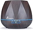 Amazon.com: Diffuserlove Ultrasonic Cool Mist Essential Oil Diffuser 550ml Dark Wood Grain ...