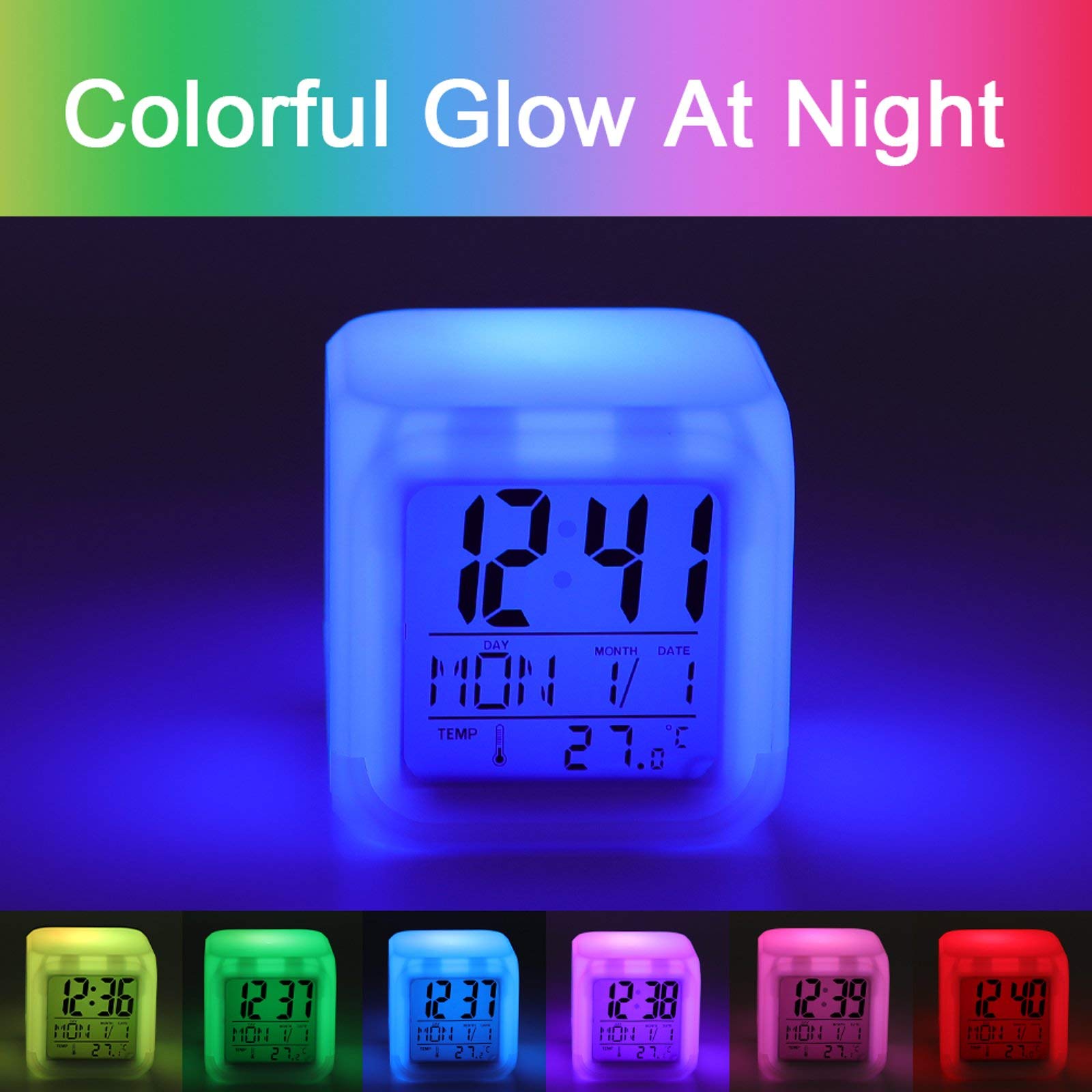 Mua Alarm Clock, Alarm Light, Suns, Undertail, Table Clock, Digital ...