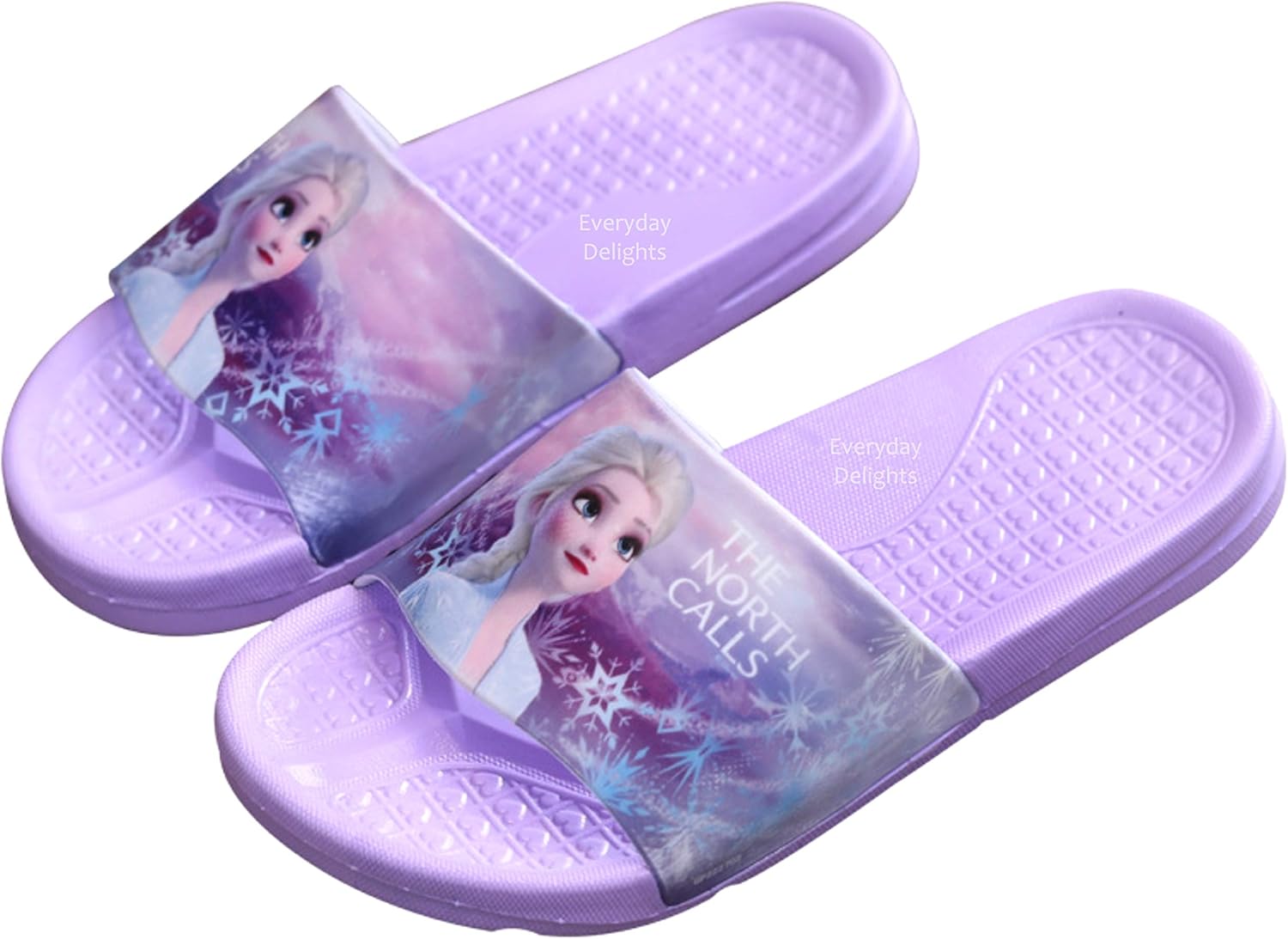 Amazon.com: Disney Frozen Elsa Slides Beach Sandals Slippers for Girls ...