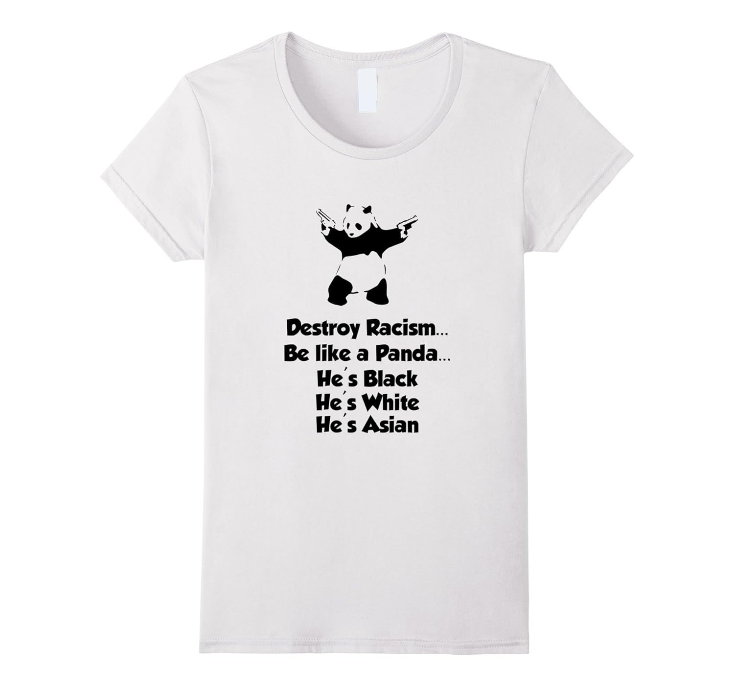 “Be Like a Panda and Stop Racism” Equality T-Shirt