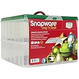 Amazon.com: Snapware Snap 'N Stack Square 3-Tier Seasonal Ornament ...