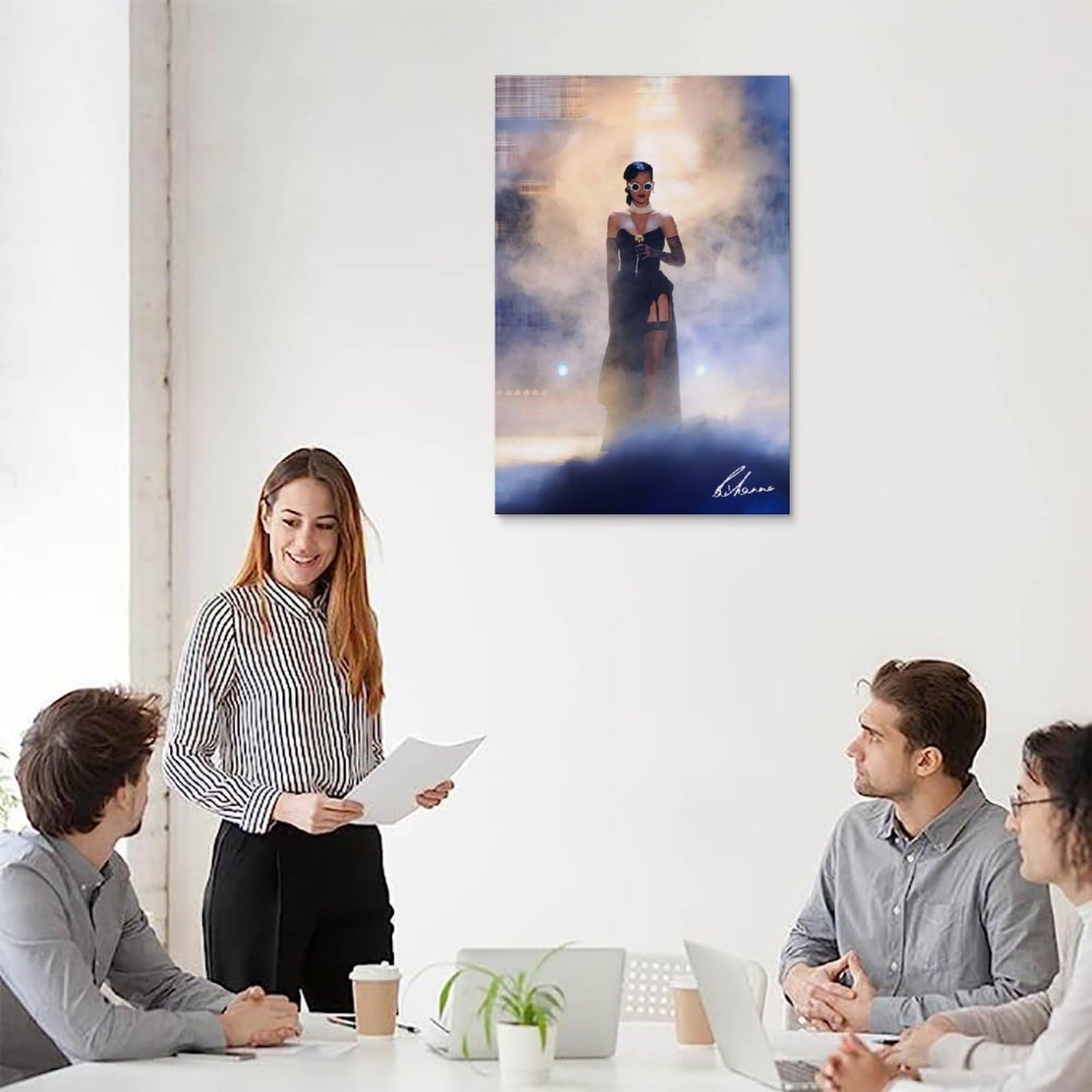 Singer Poster Tour Album Cover RihannaCanvas Poster Decoration Room ...