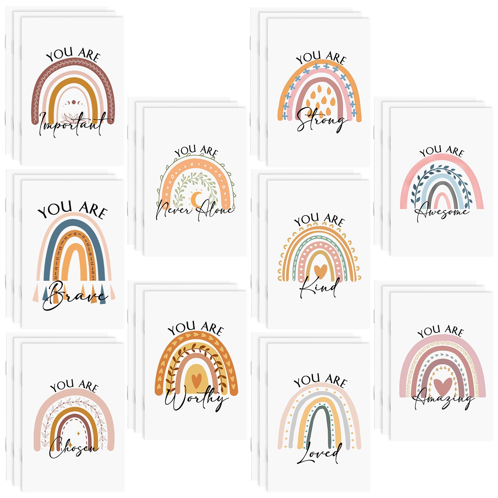 Fumete 30 Pcs Motivational Gifts for Students Back to School Rainbow ...