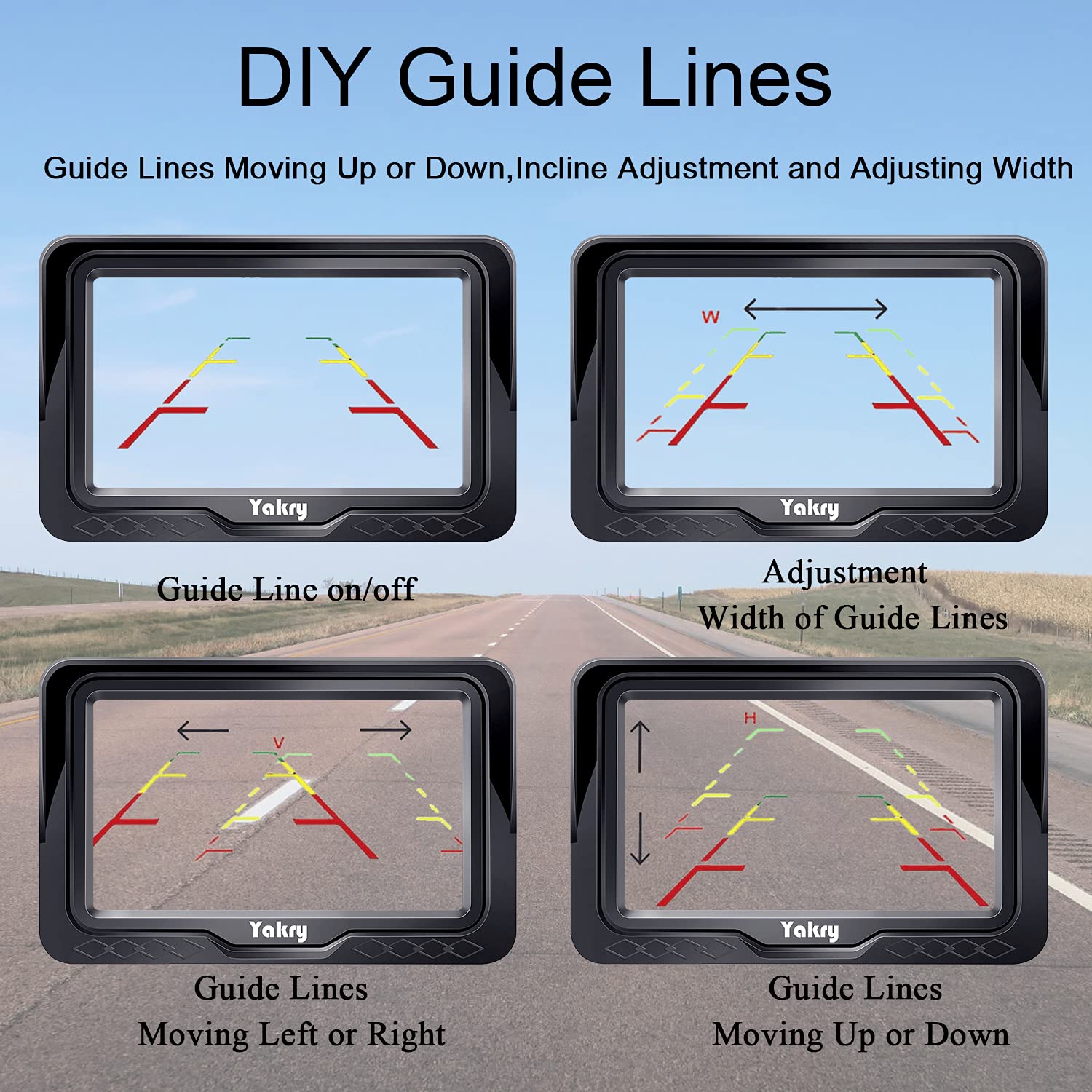 Mua Yakry Backup Camera Plug and Play: Color Image Clear Night Vision ...