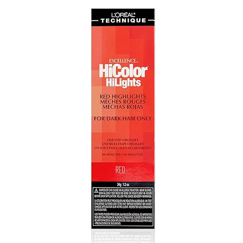 L'Oréal Technique HiColor Red HiLights Permanent Hair Color for Dark ...