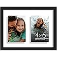 Amazon.com - Americanflat 4x6 Double Picture Frame with Shatter ...
