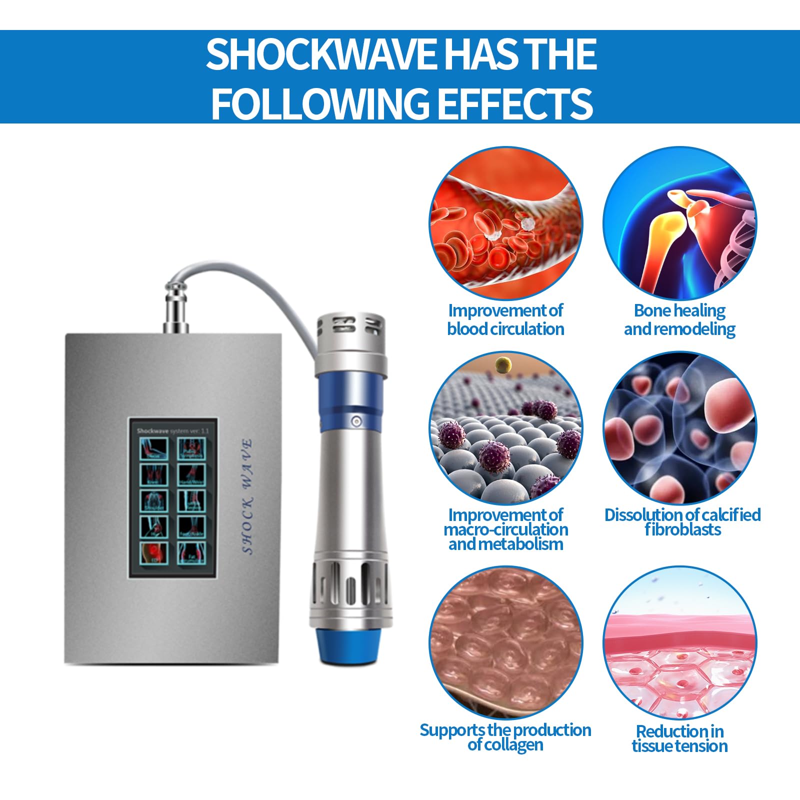 Mua Electromagnetic Shock Wave Therapy Machine for Physical Shockwave ...