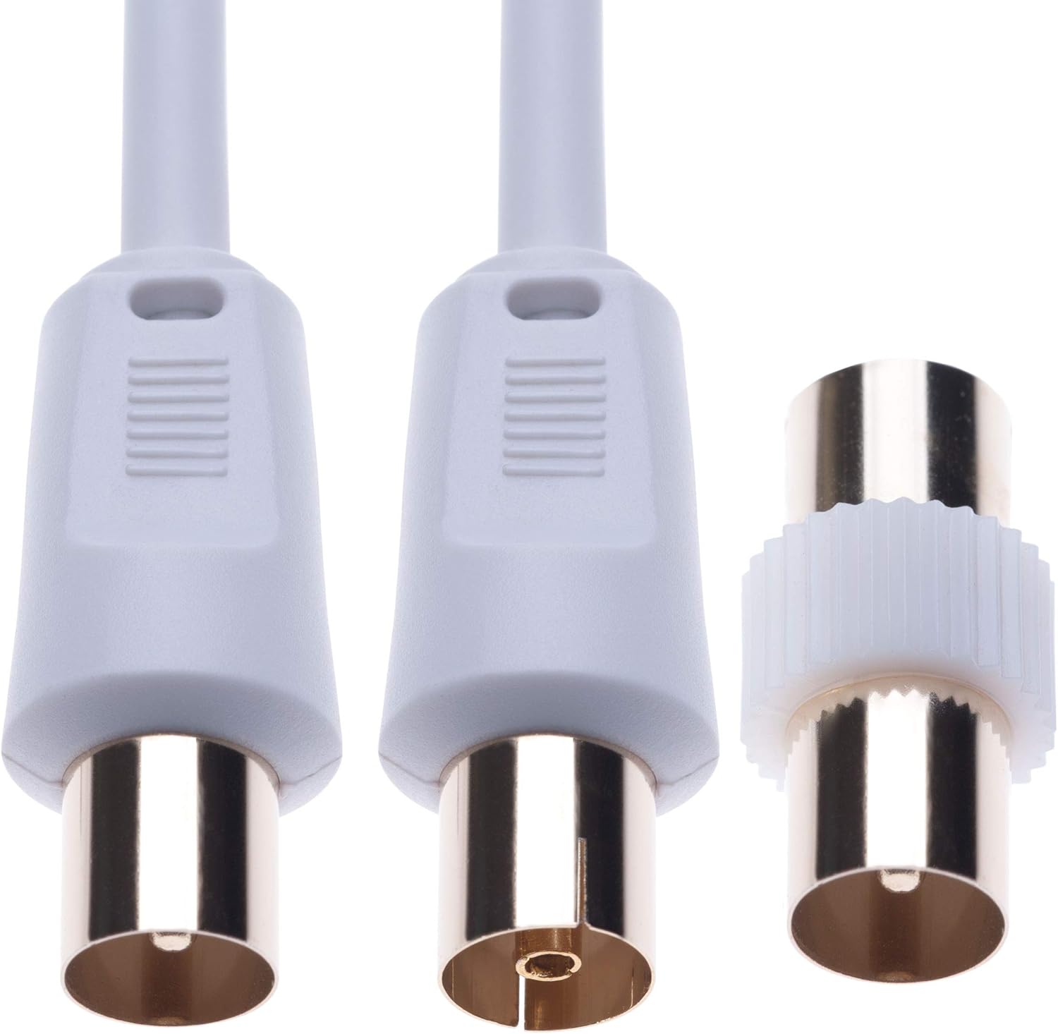 TV Aerial Ariel Cable Coaxial Extension Lead Freesat RF Male to Female ...