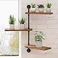 Amazon.com: OtGalk 3-Tier Rotating Window Plant Shelf,Wooden Indoor ...