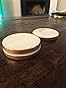 Amazon.com: GoCraft Marble Gold Edge Coasters | Handcrafted White ...