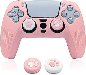 Amazon.com: BRHE PS5 Controller Skin Grip Cover Anti-Slip Silicone ...