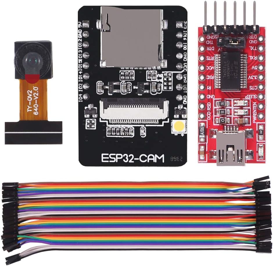 1pcs ESP32-CAM WiFi + Bluetooth Module Development Board with OV2640 Camera Module+FT232RL FTDI ...