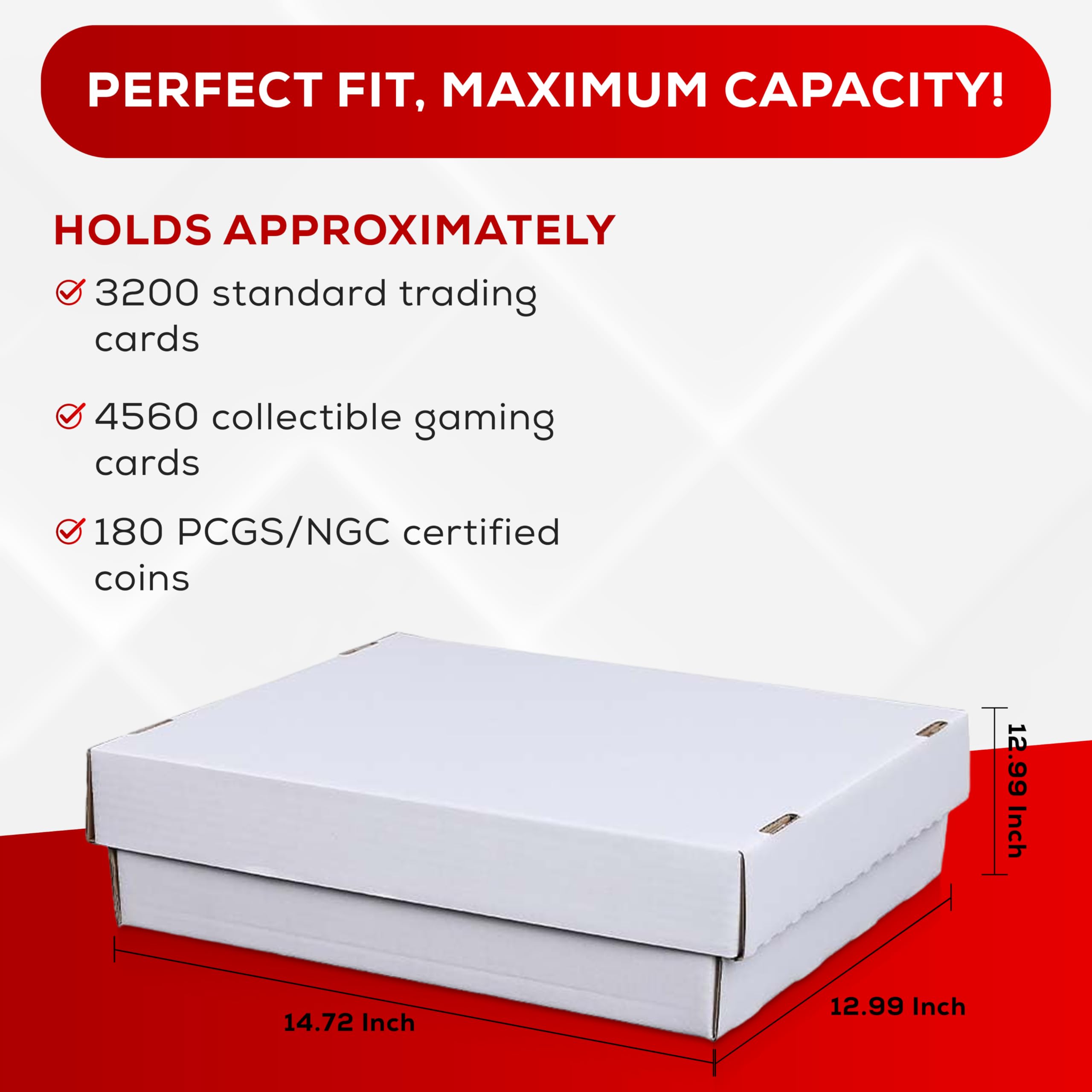 Mua Premium 3200 Count Storage Box 4 Row Monster - 200 Pound Test ...