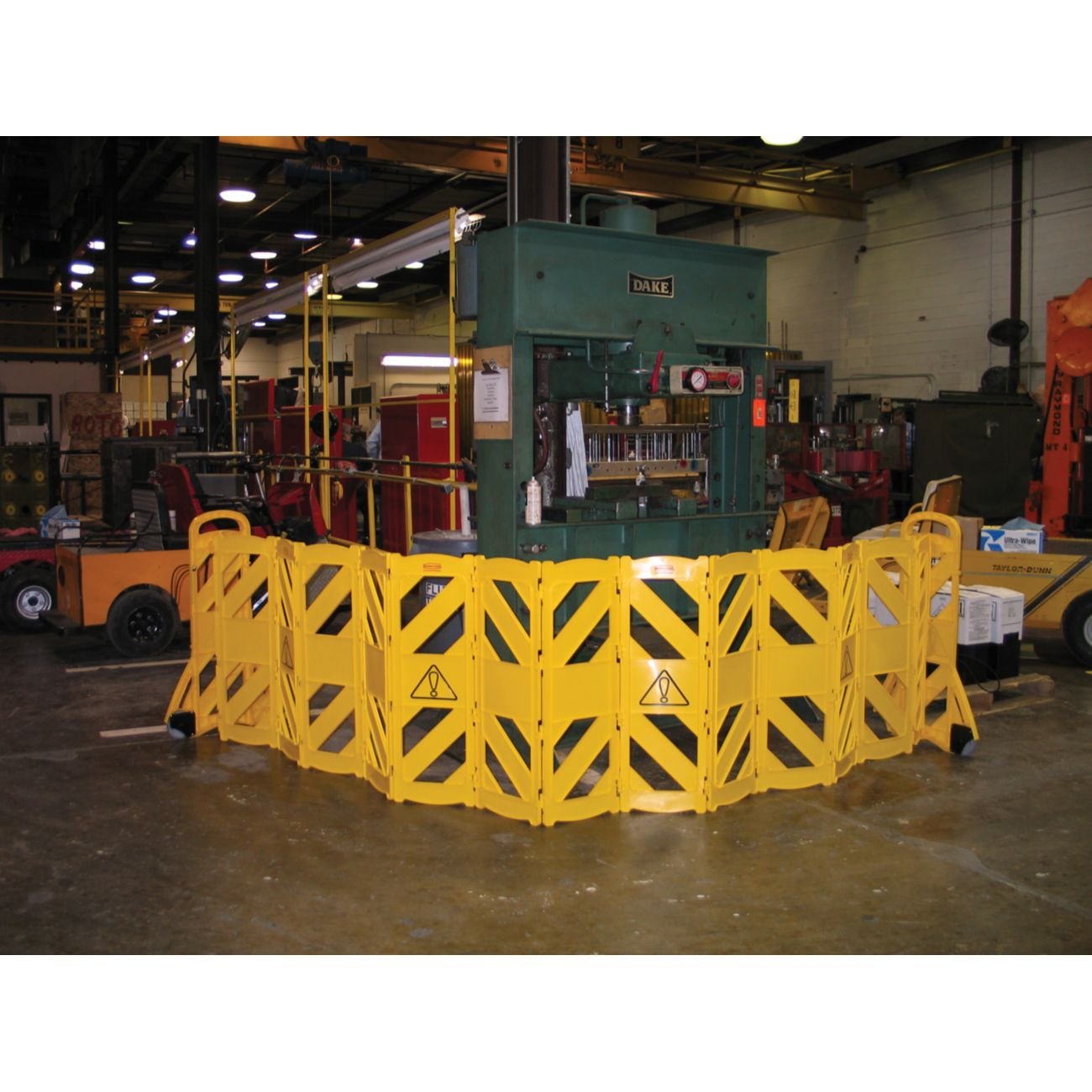 Rubbermaid Mobile Barrier Yellow FG9S1100YEL tillescenter Safety Signs ...