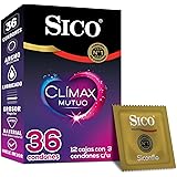 Sico Clímax Mutuo Condones de hule látex natural con benzocaína cartera con 9 piezas: Amazon.com ...
