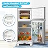 Nefish Mini Fridge Stand Adjustable Refrigerator Stand with 4 Strong ...