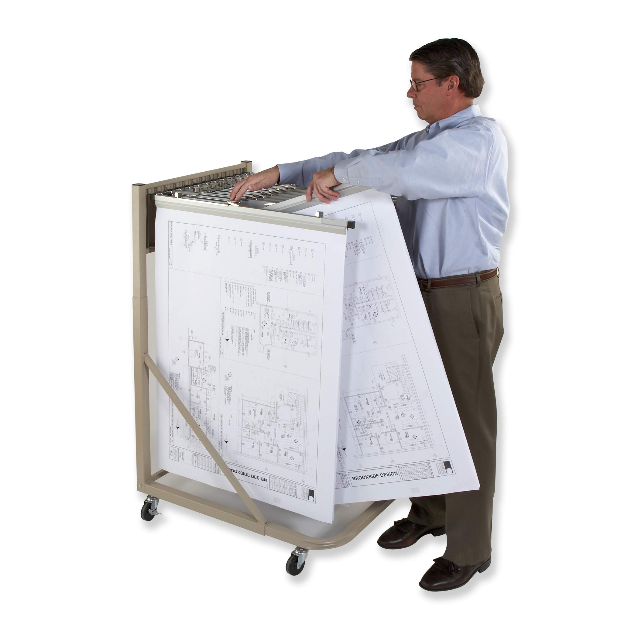Mua Brookside Design Mobile Blueprint Storage Rack – Holds Up To 1200 ...
