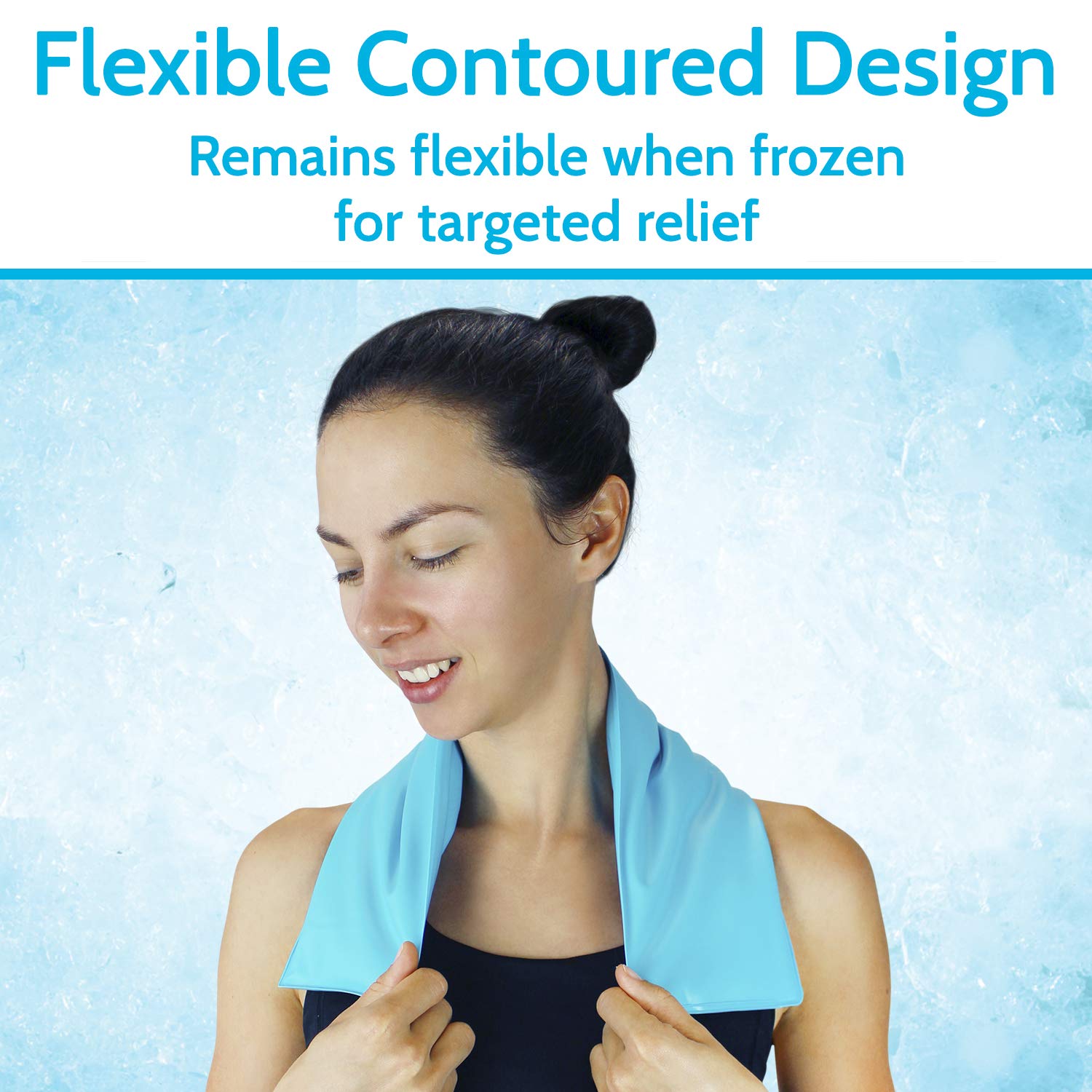 Arctic Flex Neck Ice Pack - Cold Compress Shoulder Therapy Wrap - Cool ...