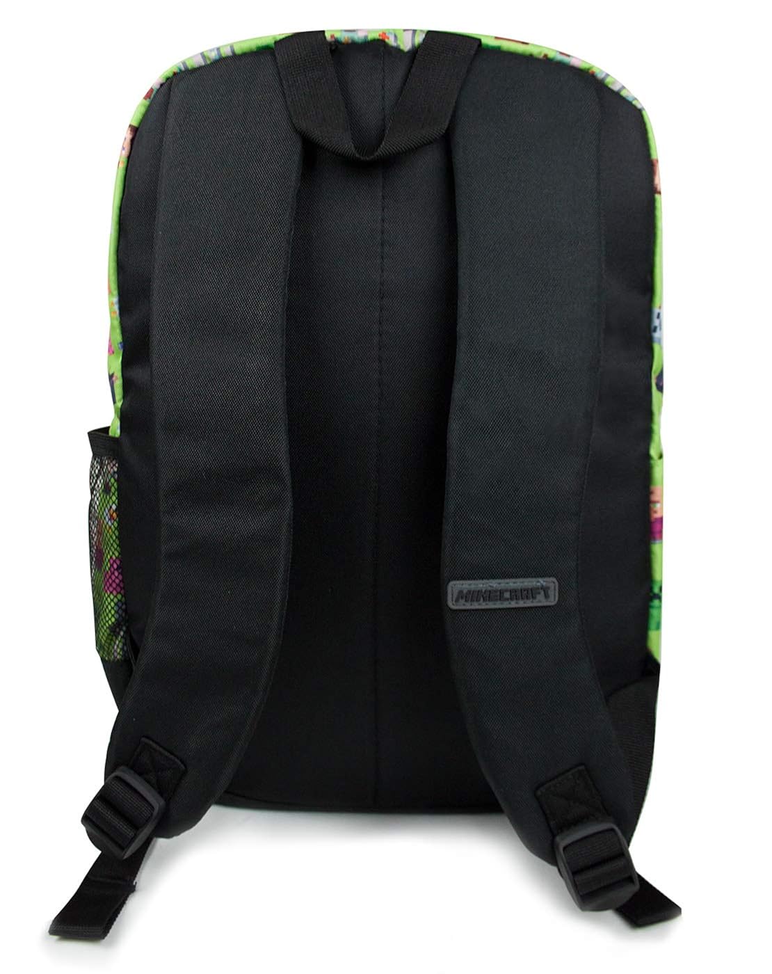 Minecraft Steve Overworld Sprites Green Backpack Polyester Rucksack ...