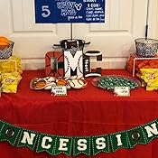 Amazon.com: Football Concessions Bar Decoration Kit - Concession Stand ...