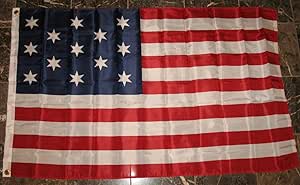 Amazon.com : Francis Hopkinson's 1777 Flag 3'x5' 6 Point Star Banner ...