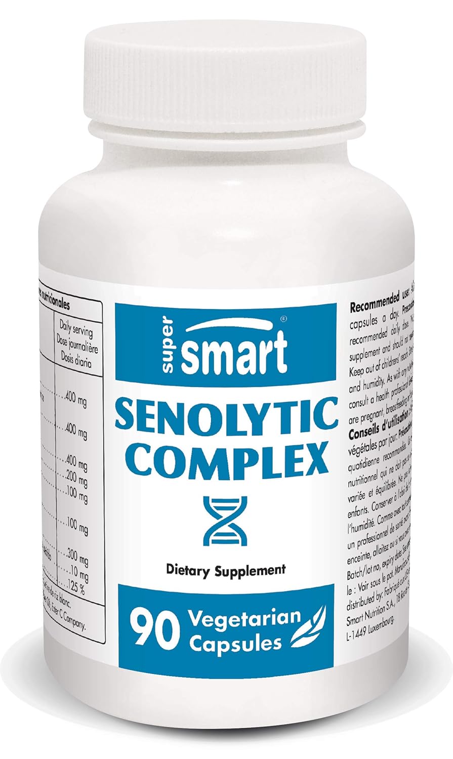 Supersmart - Senolytic Complex - Contain Quercetin, Bromelin, NMN ...
