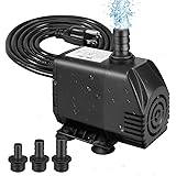 Amazon.com : Winkeyes 675GPH Fountain Pump, 45W Outdoor Fountain Pump ...
