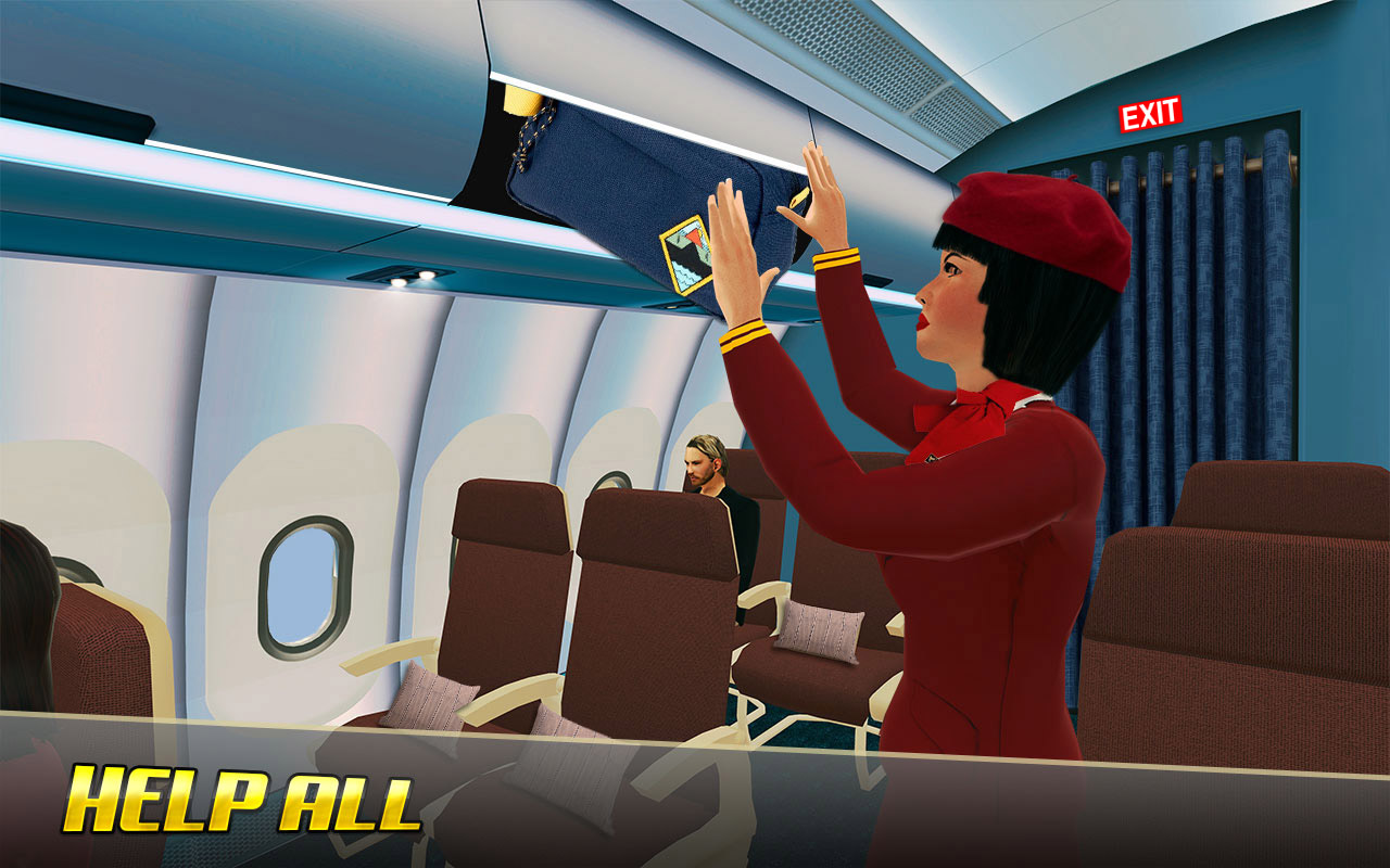 Airport Staff Flight Attendant Air Hostess Games:Amazon.com:Appstore ...