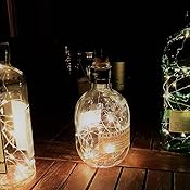 LED Cork Flasche Lichterkett, USB Powered Akku, 1.9 m 20 LEDs, Kupfer ...