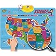 Amazon.com: United States Interactive Talking Map for Kids Over 700 ...