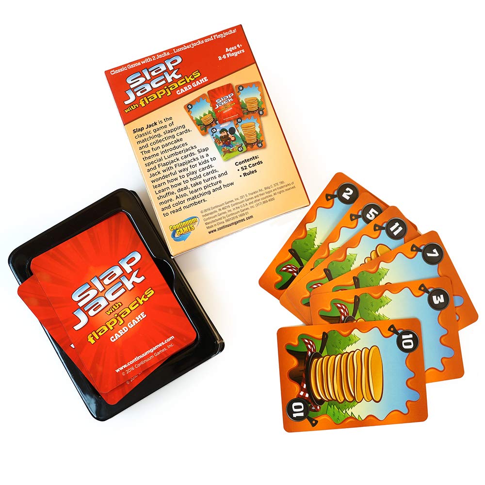 Continuum Games Slap Jack Flap Jacks Card Game - Kids Age 4 & Up on ...