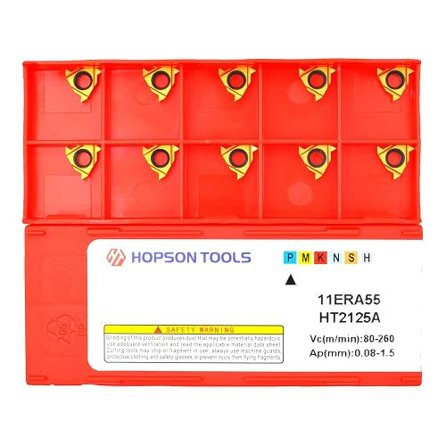 Hopson tools 11ERA55 Threading Carbide Insert - 55° External Partial ...