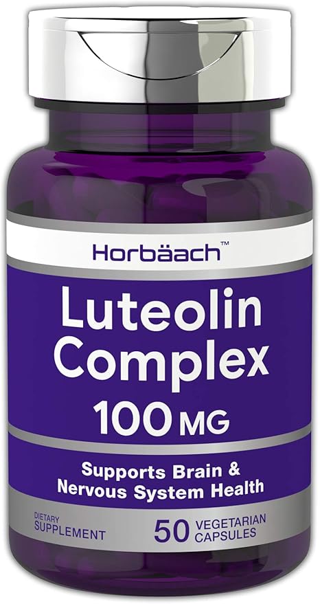 Amazon.com: Luteolin Complex with Rutin 100mg | 50 Capsules | Brain and ...