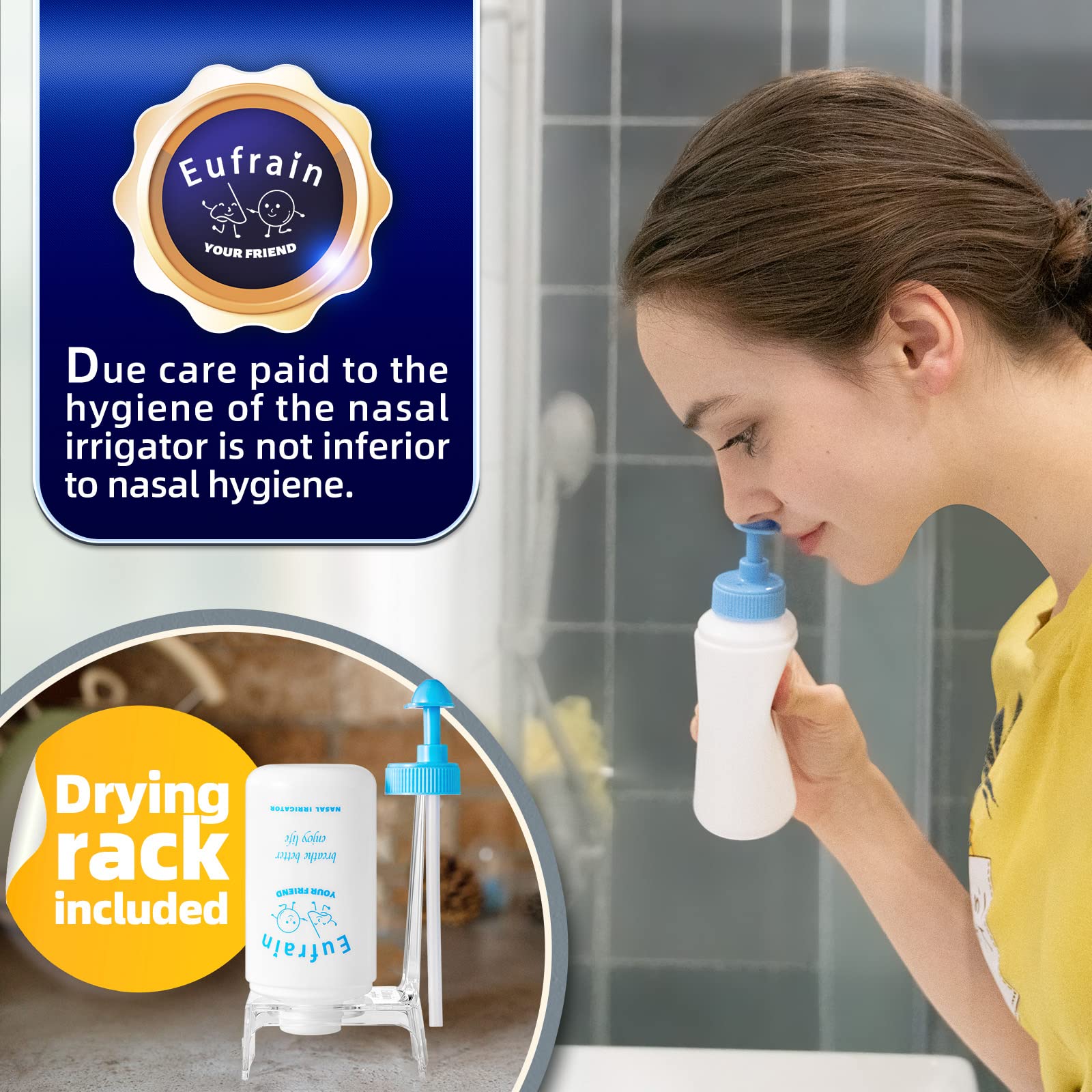 Mua Eufrain Neti Pot Sinus Rinse Nasal Wash Irrigation System Sinus ...