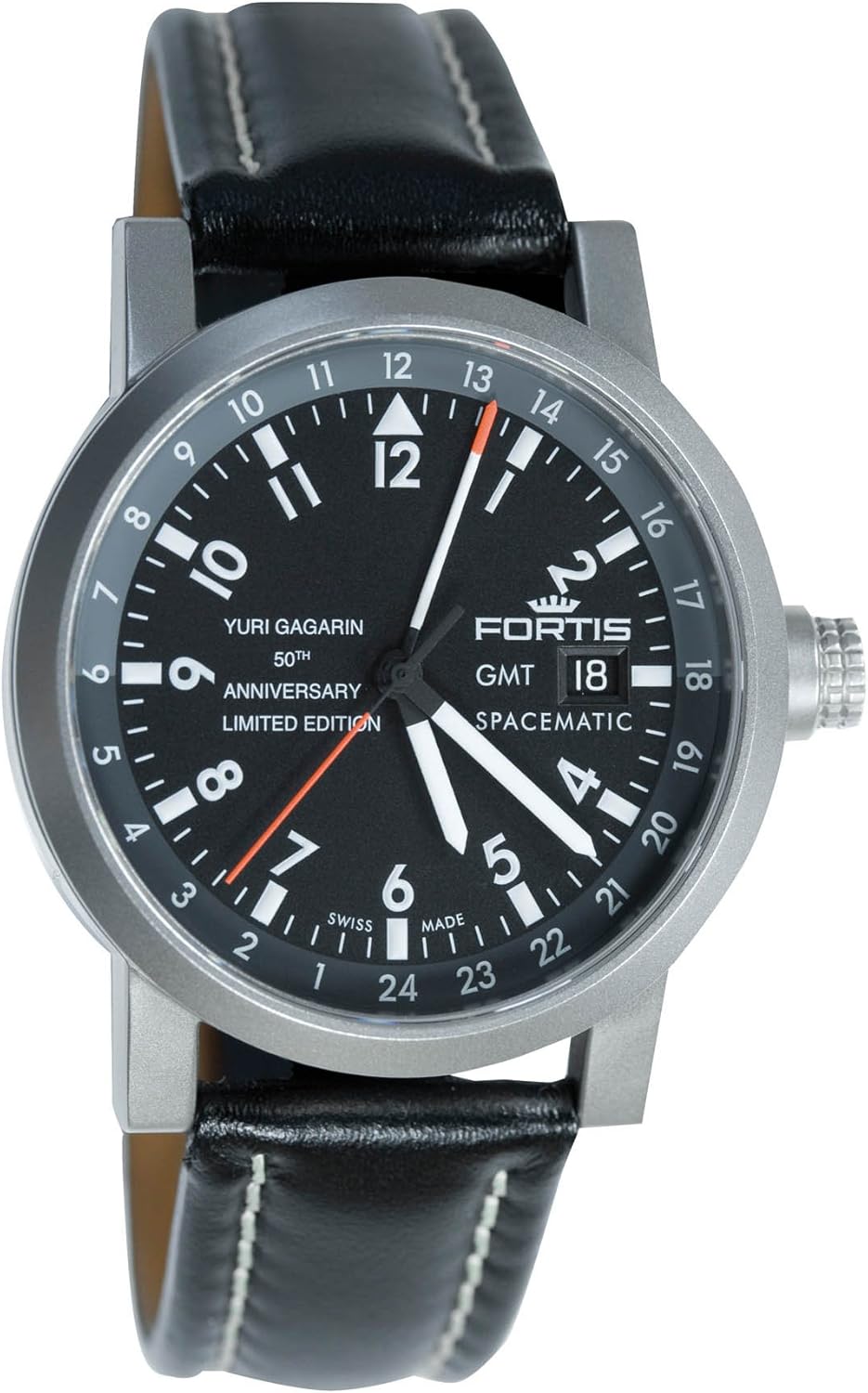 Amazon.com: Fortis Men's 624.22.11 YGE L Limited Edition Gagarin ...