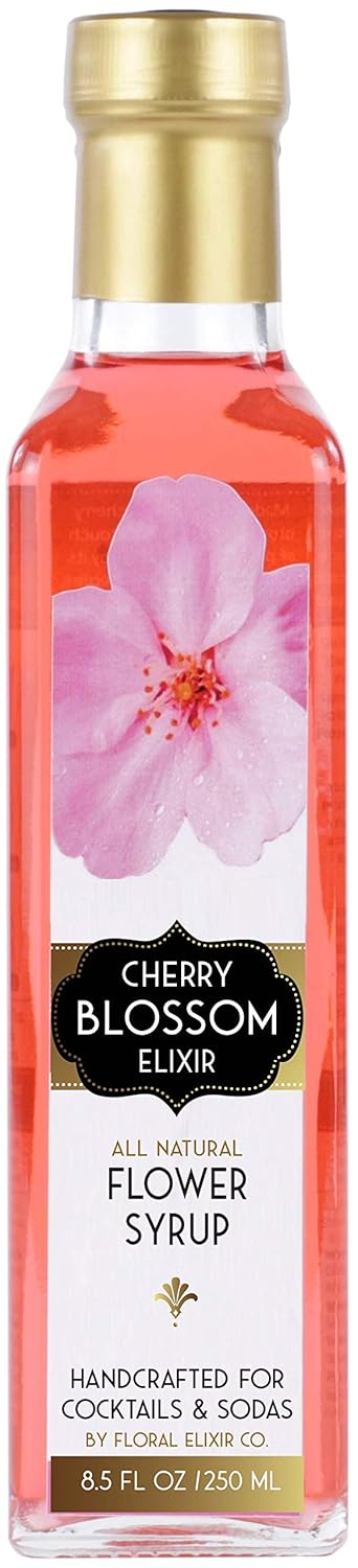 Amazon.com : Floral Elixir Co. Cherry Blossom Elixir - All Natural Syrup for Cocktails & Sodas ...