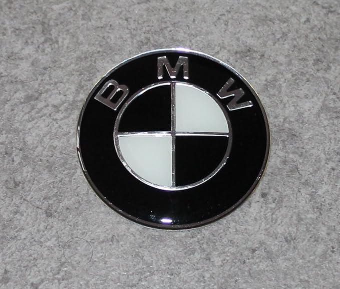 BMW Black & White 82MM Hood Or Trunk Badge Emblem/NERO BIANCO STEMMA ...