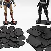 Amazon.com: SIXPOINTS 6 inch Action Figure Stand , Black Plastic Figure ...