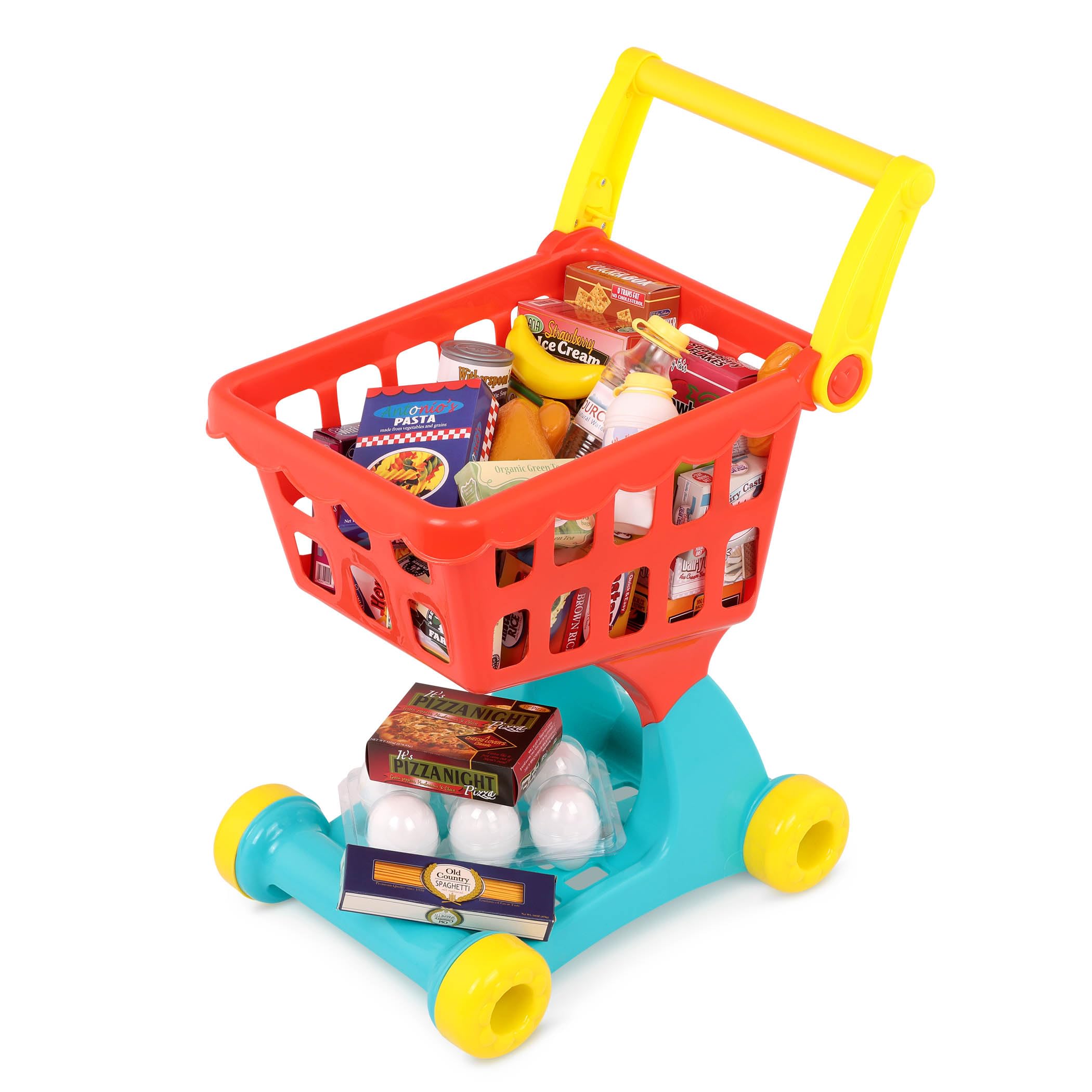 Battat – Pretend Shopping Playset – Play Groceries & Cart – 29 Play ...