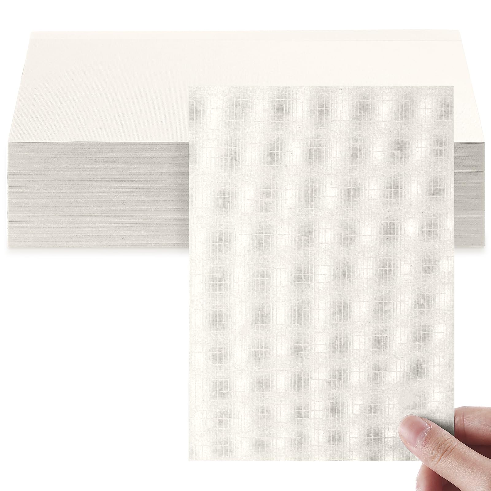 Geosar 50 Sheet Linen Cardstock Invitation Cardstock Heavyweight ...