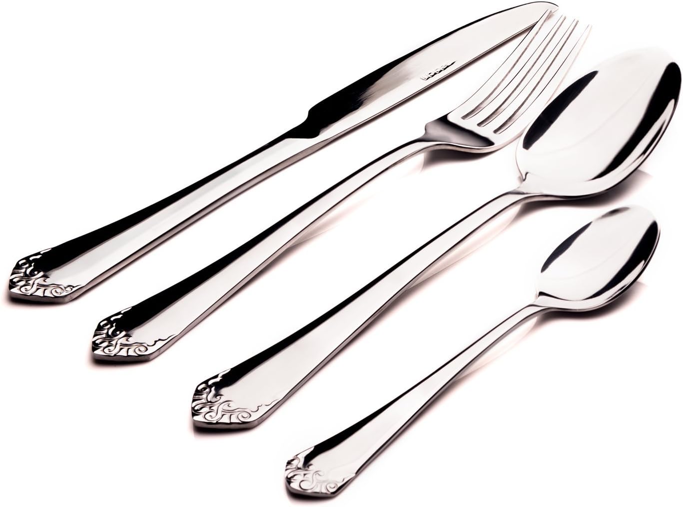Sabichi Palais 16 Piece Stainless Steel Classic Design Cutlery Set in ...