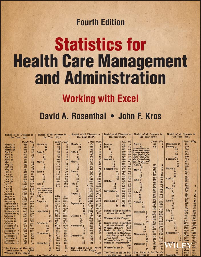 Statistics for Health Care Management and Administration: Working with ...