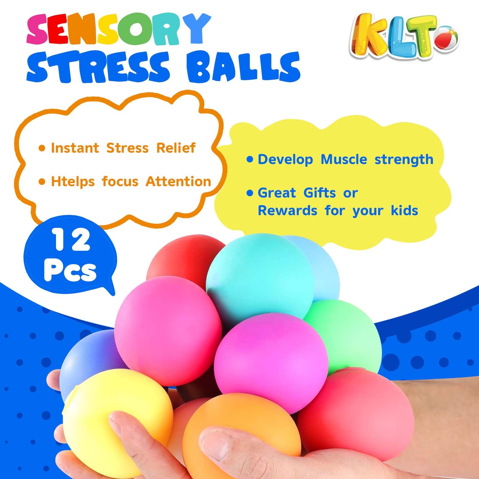 Mua Slowrising Stress Balls - 12 Pcs Sensory Fidget Toys for Kids and ...
