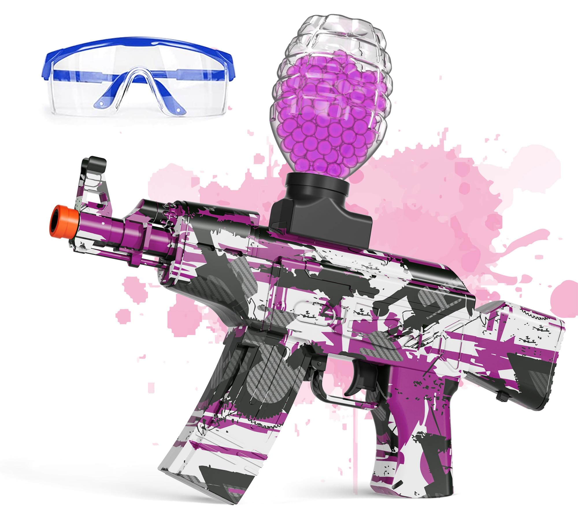 Gel Ball Blaster Gun, Splat Gel Gun for Precision Shooting, Electric ...