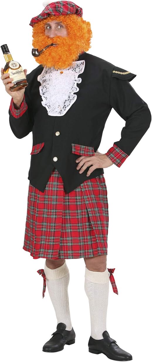 Mens SCOTSMAN HEAVY FABRIC Costume for Scottish Scot Scotland Highland ...